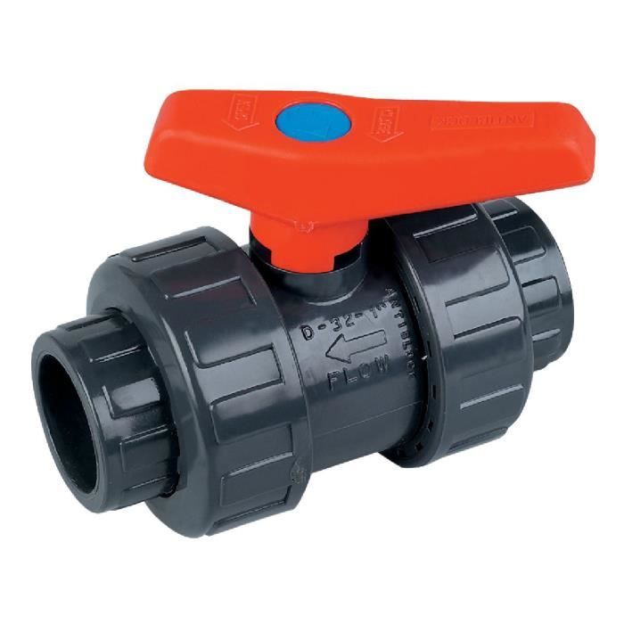 VANNE 50 EN PVC A COLLER MONO RACCO – Lefournisseur